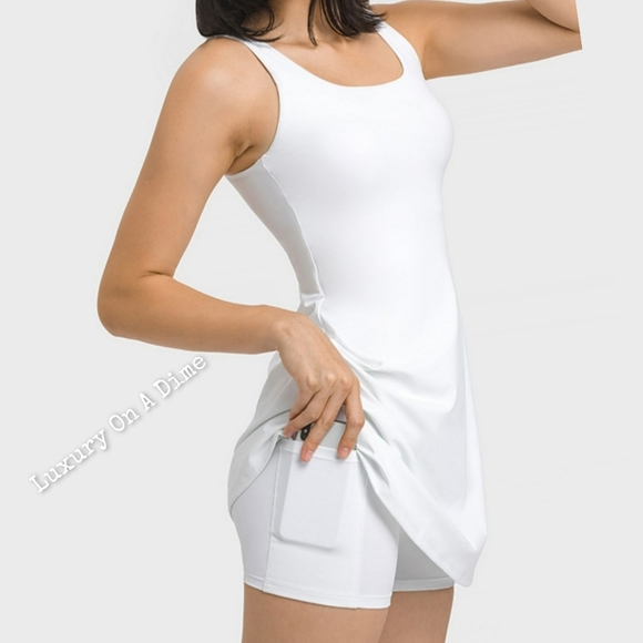 Dresses | Full Coverage Shortie Pocket Bottom Onepiece Athletic Tennis ...